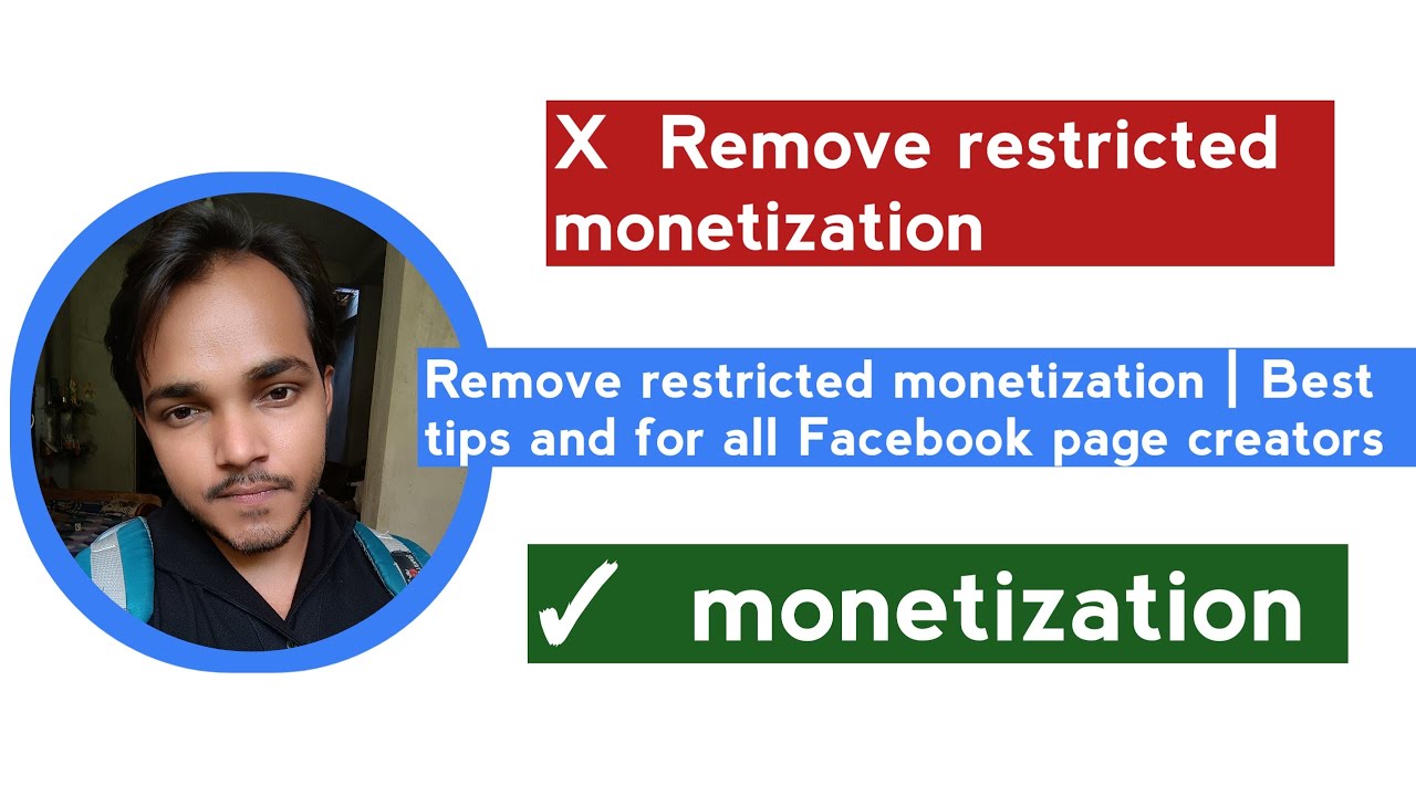 Remove restricted monetization | Best tips and for all Facebook page ...