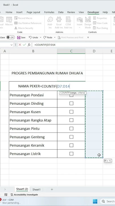 Cara Mudah Membuat Progress Pekerjaan di Excel - Cepat & Efisien! - YouTube