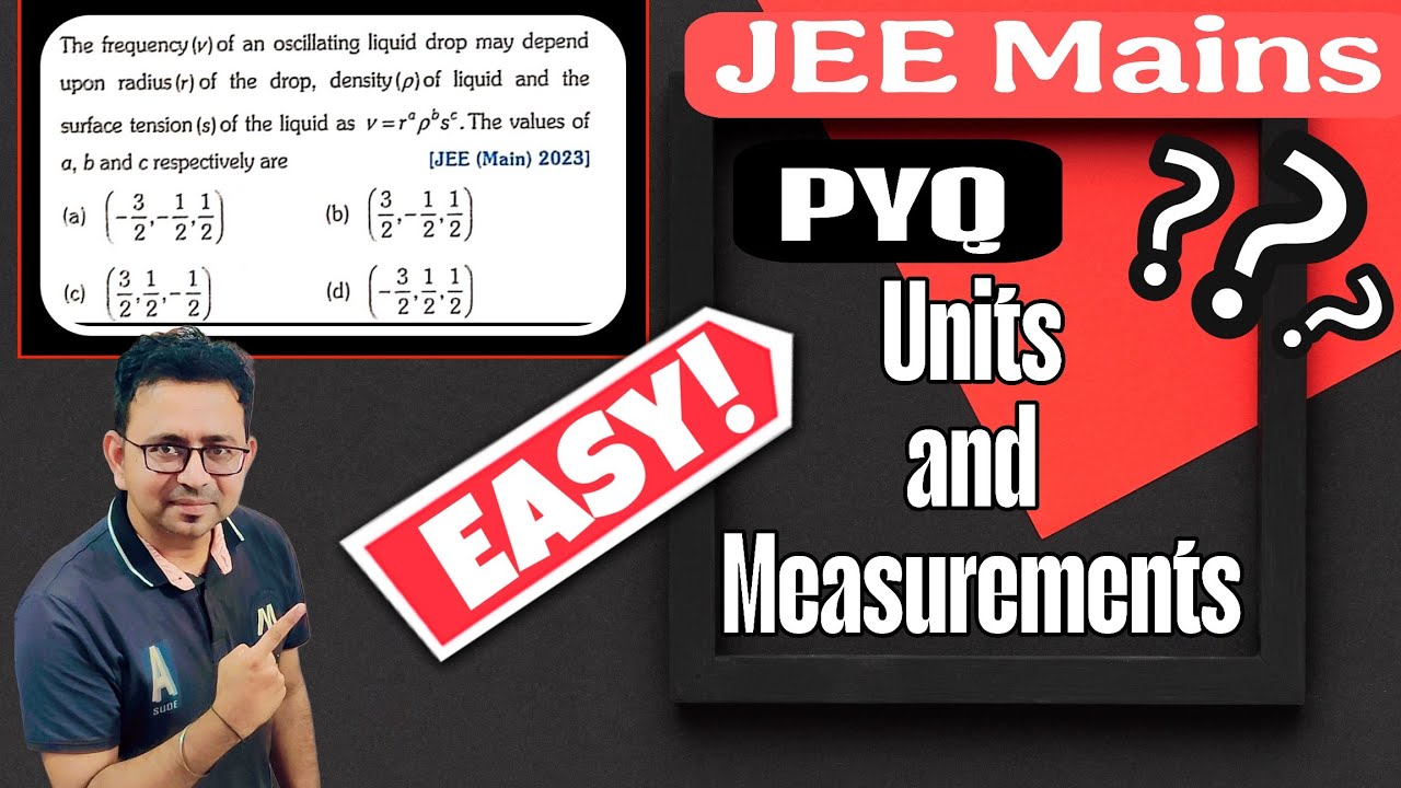 PYQ | Units and Measurements #neet #jee - YouTube