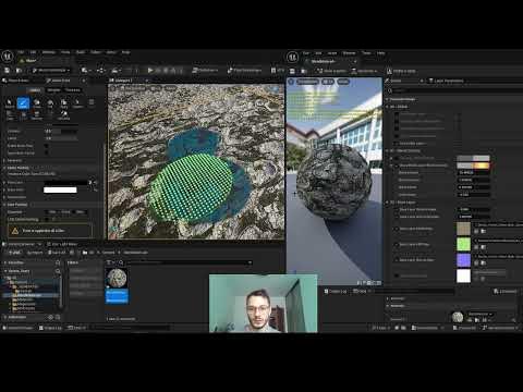 How to Paint Material from Quixel using the Vertex Painting in UE5.3 (vertex blend material ...