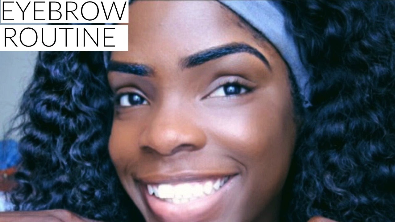 My SUPER EASY Eyebrow Routine! - YouTube