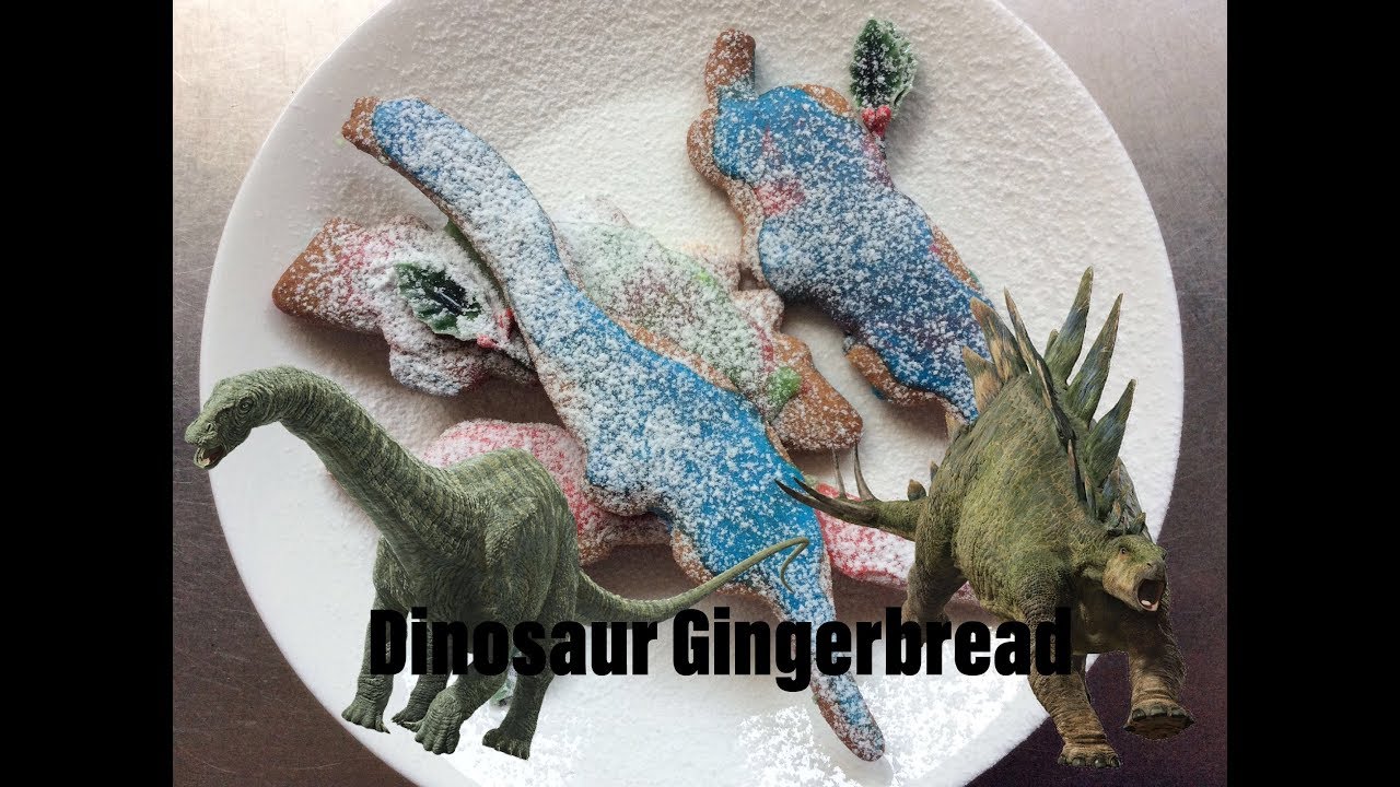 How To Make Gingerbread Dinosaurs- Tutorial (The Jurassic Bakery) - YouTube