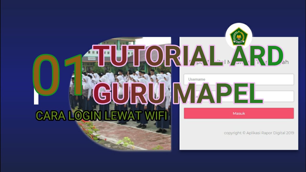 01 TUTORIAL GURU MAPEL Login ARD Lewat WIFI - YouTube