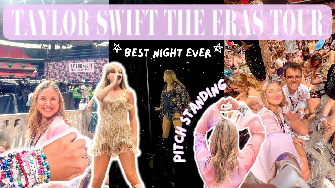 I WENT TO THE ERAS TOUR! * FRONT ROW 😱 | Wembley June 24 | (VIP pitch ...