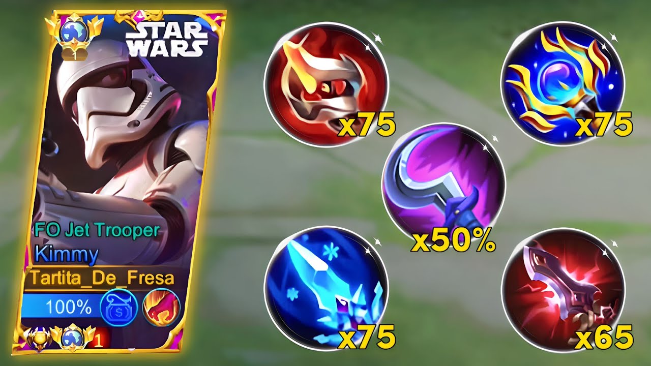 MOONTON THANKS FOR THIS NEW KIMMY PERFECT BUILD AND EMBLEM FOR 1 SHOT ...