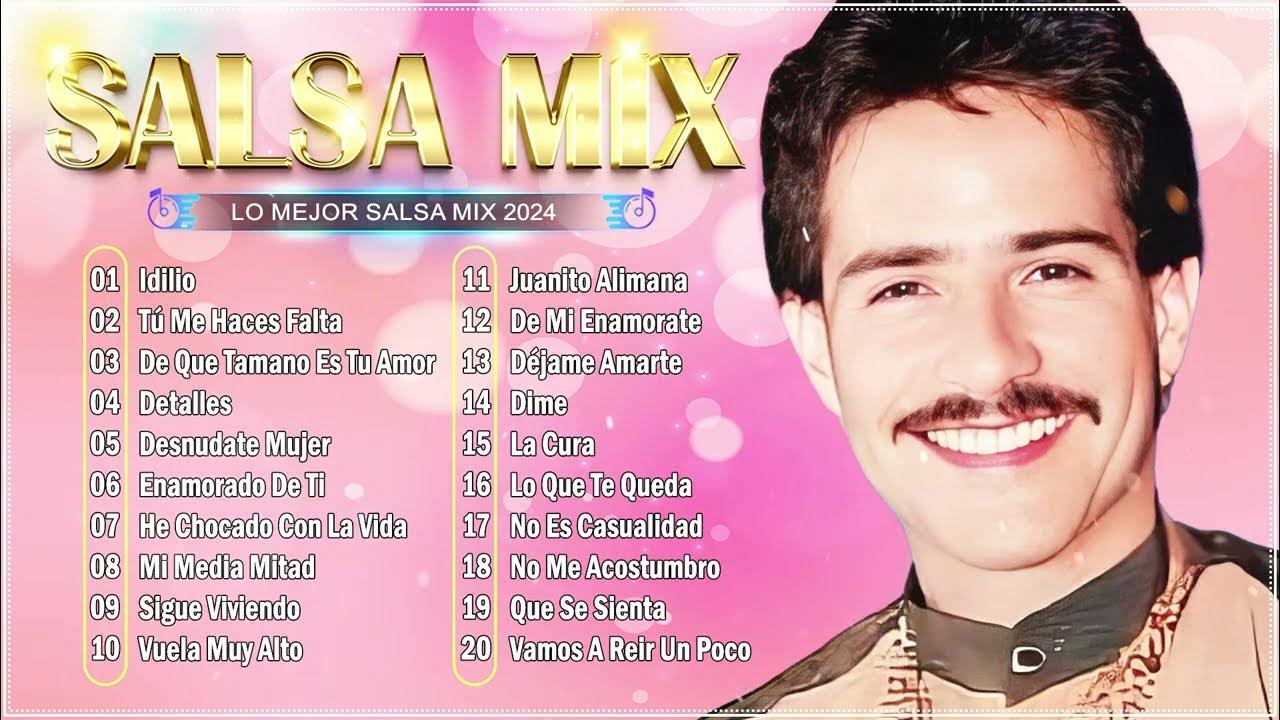 GRANDES ÉXITOS DE SALSA ROMÁNTICA: EDDIE SANTIAGO, JERRY RIVERA Y REY RUIZ,... EN UN SOLO MIX ...