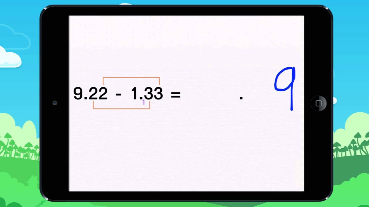 Subtracting with carrying over. Example 2 - YouTube