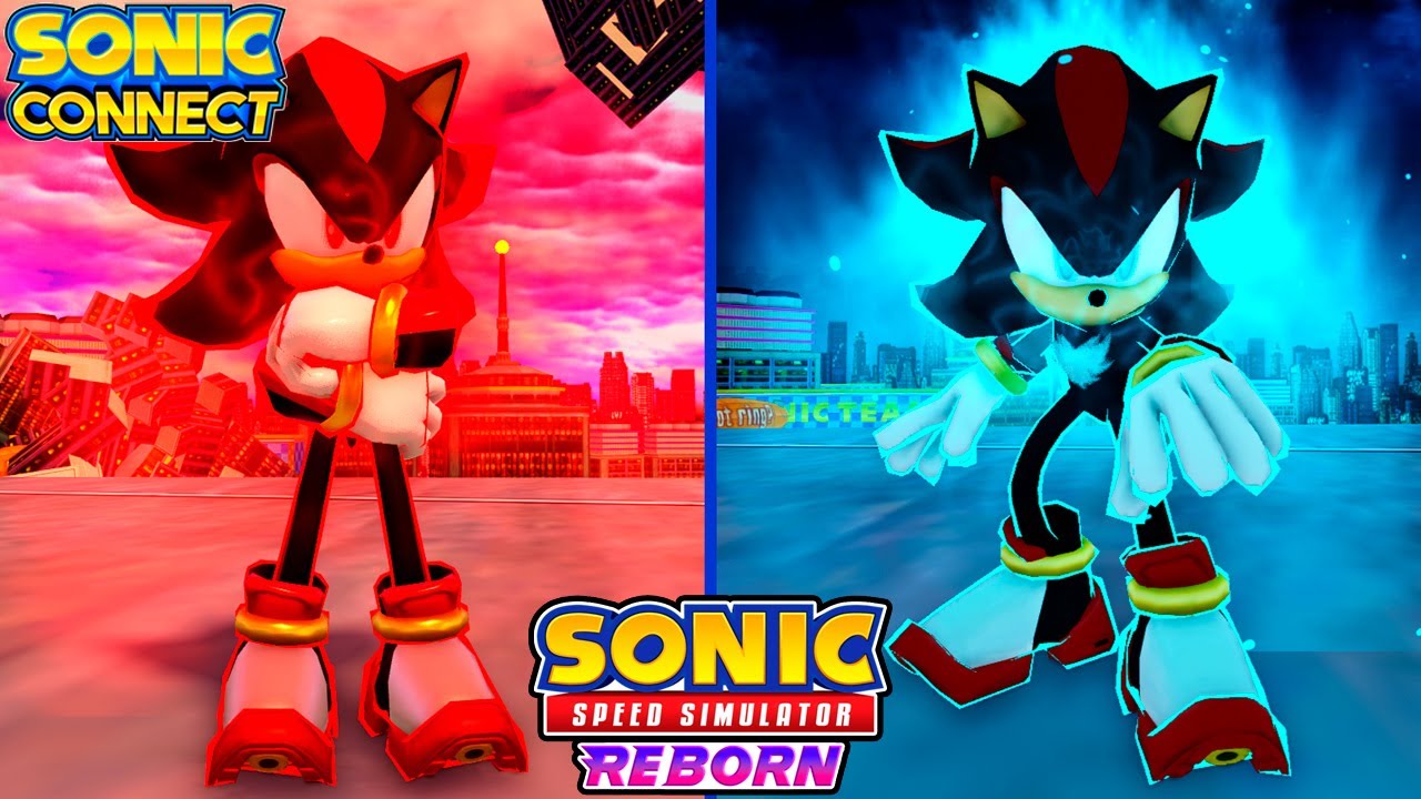 QUAL É O MELHOR SHADOW? HERO MODE OU DARK MODE? (SONIC SPEED SIMULATOR ...