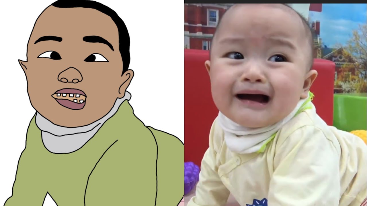 Johny johny yes papa - song drawing meme | with baby cute at indoor ...