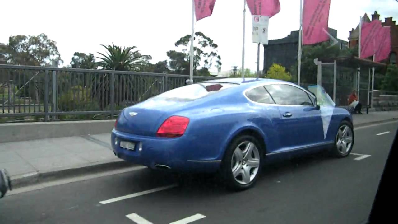 Sky Blue Bentley Continental GT - YouTube