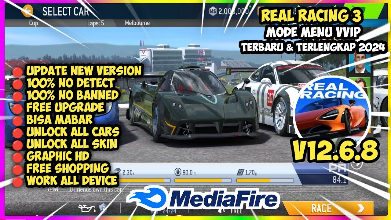 UPDATE‼️ Real Racing 3 Apk Mod V12.6.8 Terbaru 2024 | UNLIMITED MONEY ...