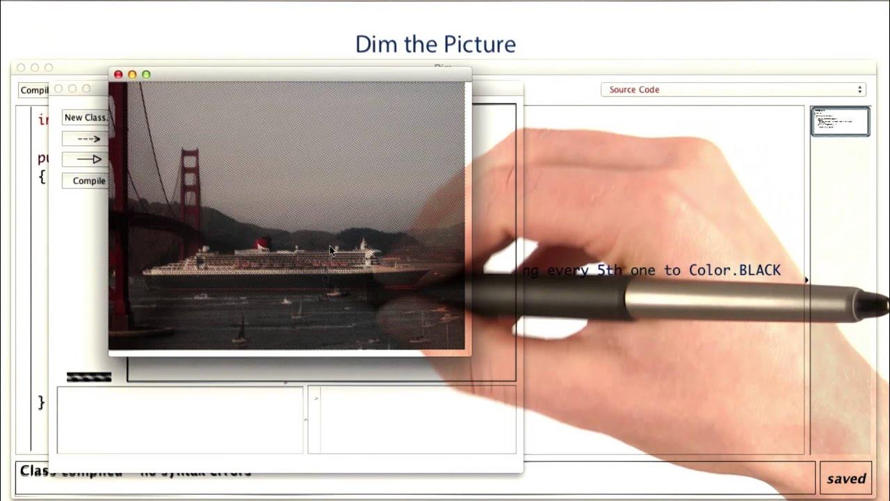 Dim The Picture - Intro to Java Programming - YouTube