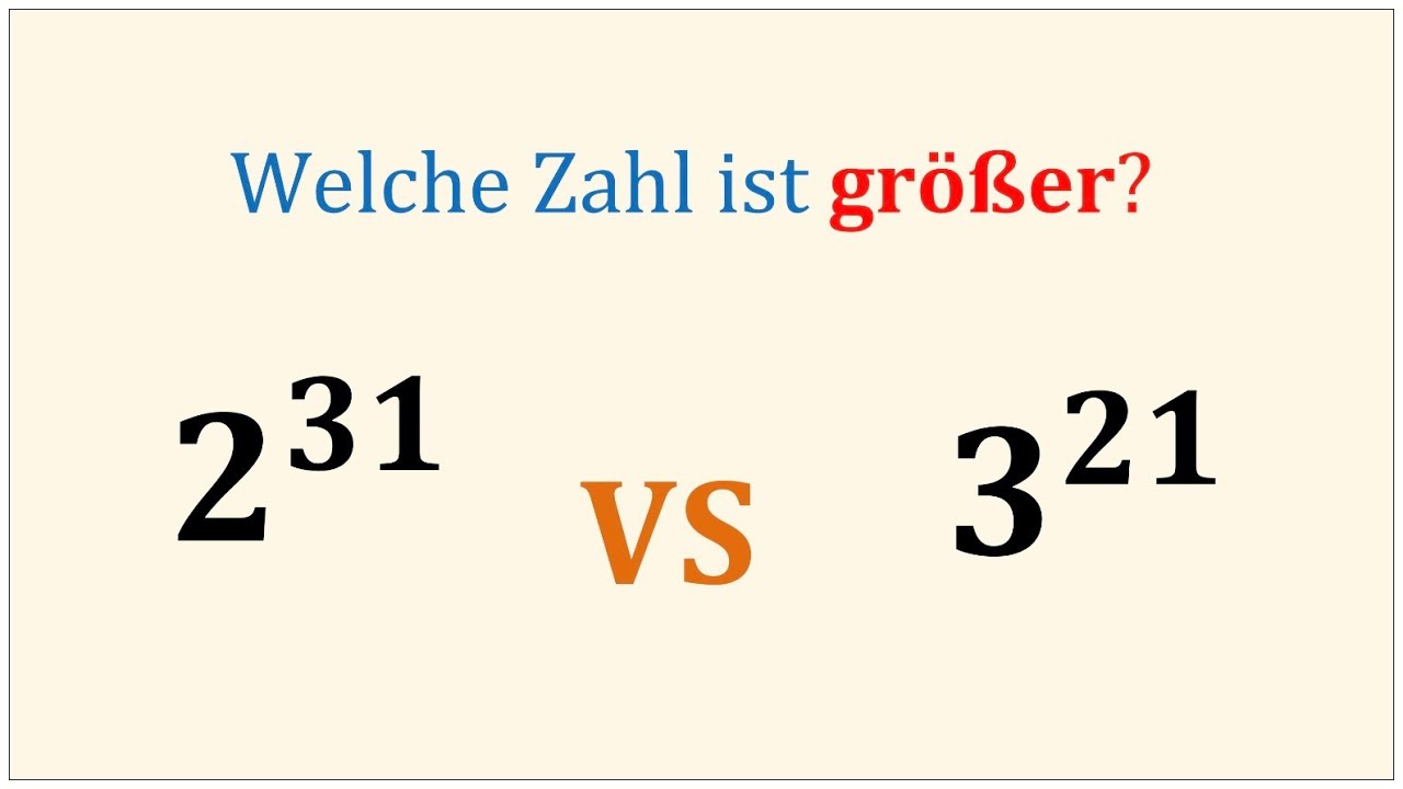 Wie schnell kannst du raten, welche Zahl größer ist? Einfacher Trick - YouTube