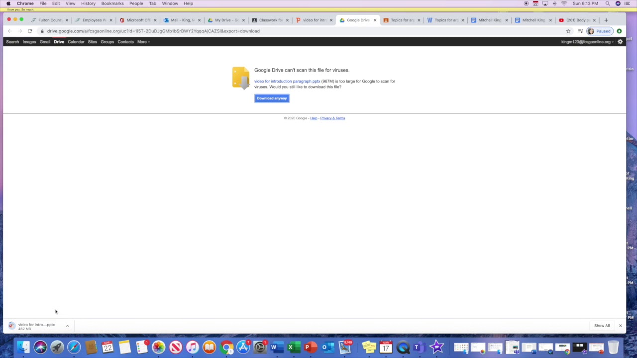 How to open Files that are too Large in Google Classroom - YouTube