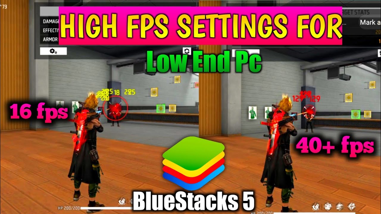 High Fps settings for Low End Pc BlueStacks 5 || BlueStacks 5 low end ...
