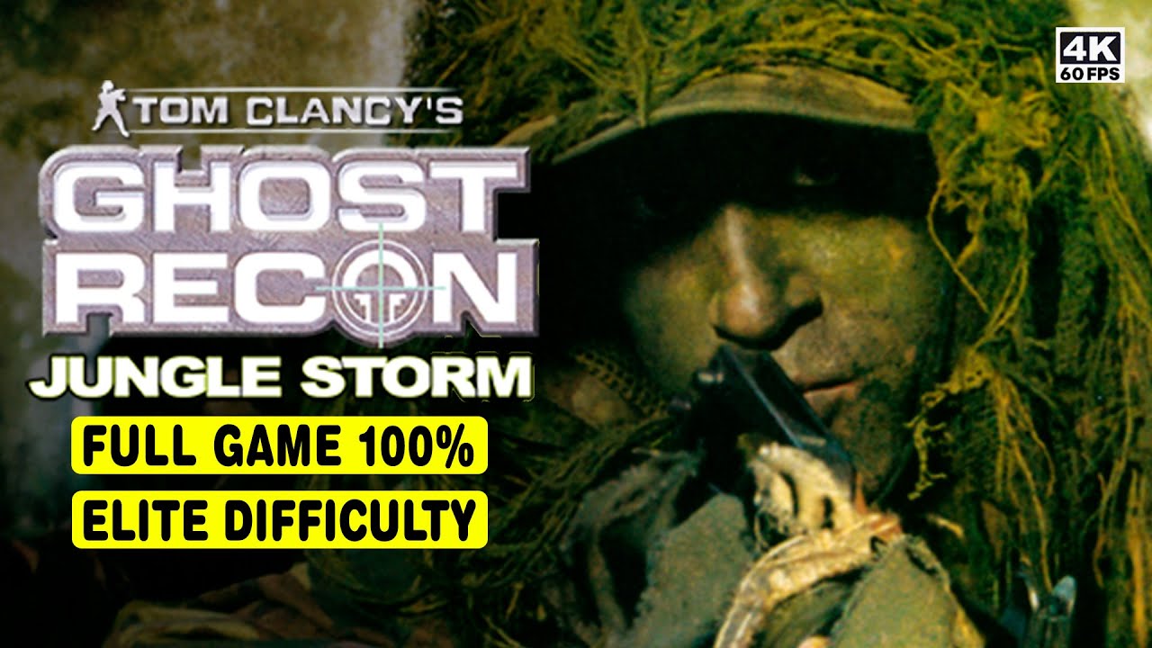 GHOST RECON: JUNGLE STORM • FULL GAME • ELITE DIFFICULTY • 4K [PCSX2 ...