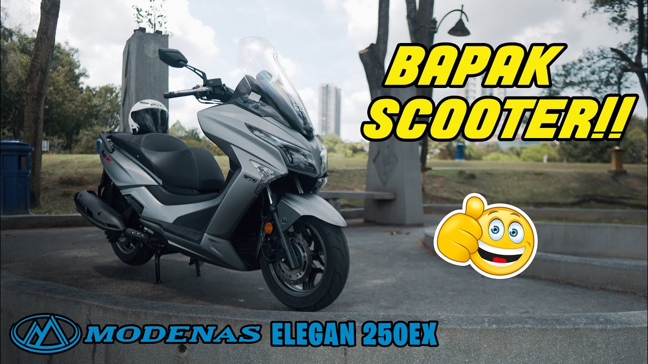 BESAR DAN PANJANG | MODENAS ELEGAN 250 EX WALK AROUND & SPECS REVIEW ...