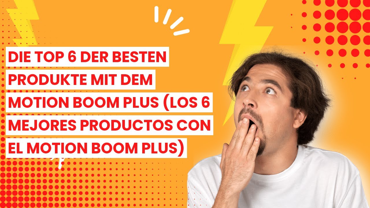 Die Top 6 der besten Produkte mit dem Motion Boom Plus (Los 6 mejores ...