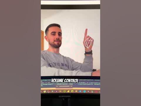 Volume control w/ hand recognition #python #pythonforbegineers # ...