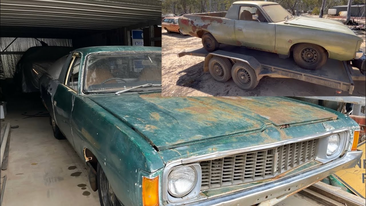 VJ and VK Valiant utes turn up - YouTube