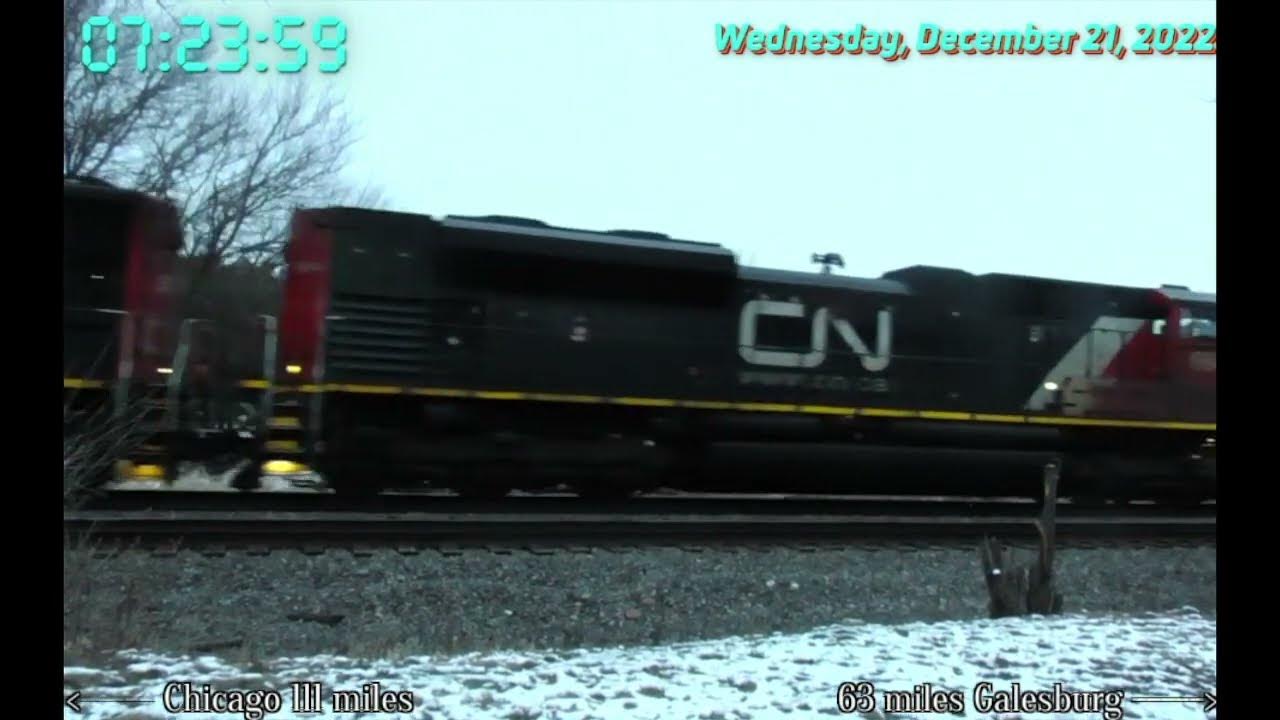 12/21/22 BNSF Mendota Sub Trains w/ K5HLB, Super Late Amtrak, YN2, CN Leader, KCS Dash 9 - YouTube