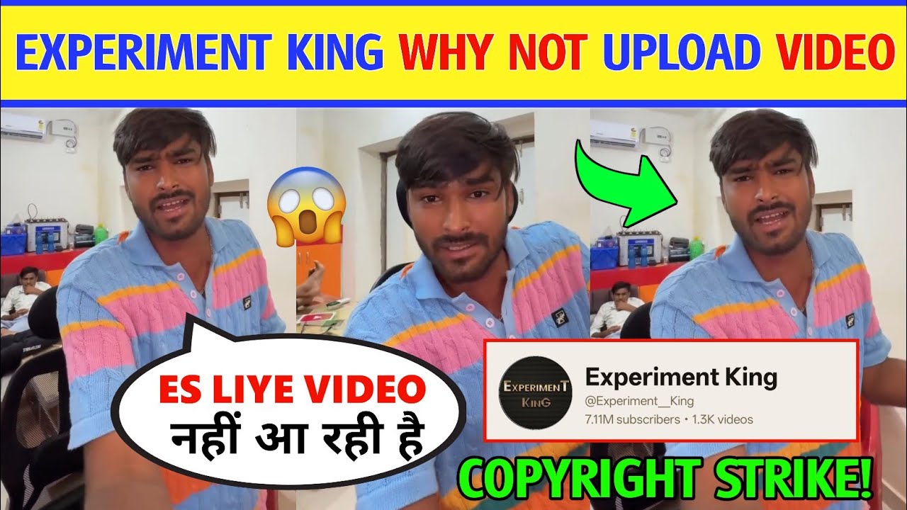 🤯 OMG Experiment King Why Not Upload Video | Experiment King Channel Got Strike | Experiment ...