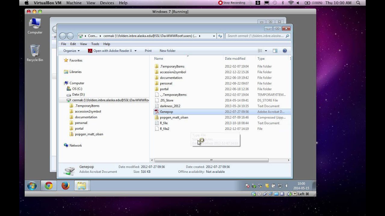 ARSC LSI Secure File Share Access via Windows - YouTube