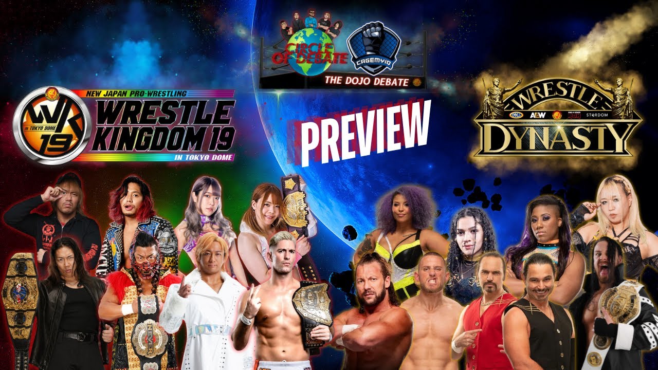 Dojo Debate - NJPW Wrestle Kingdom 19 & Wrestle Dynasty Preview - YouTube
