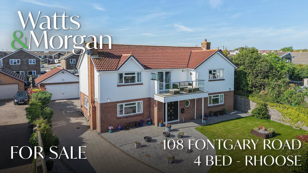 Walk-through property video tour of 108 Fontygary Road - Rhoose - YouTube