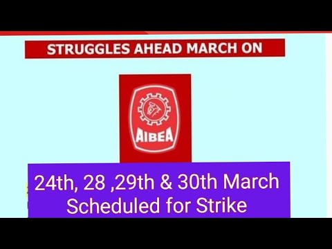 AIBEA Call for Strike - YouTube