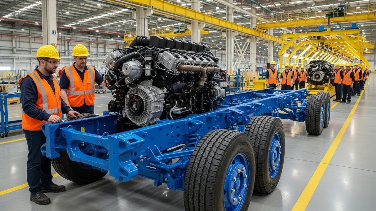 How Mega Steel Chassis Factory: From Raw Steel to Rolling Chassis ...