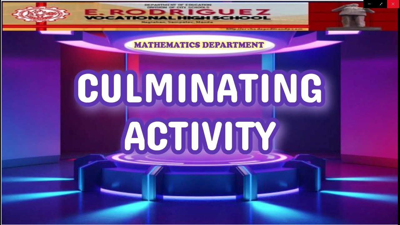 ERVHS Math Month '21 Culminating Program - YouTube