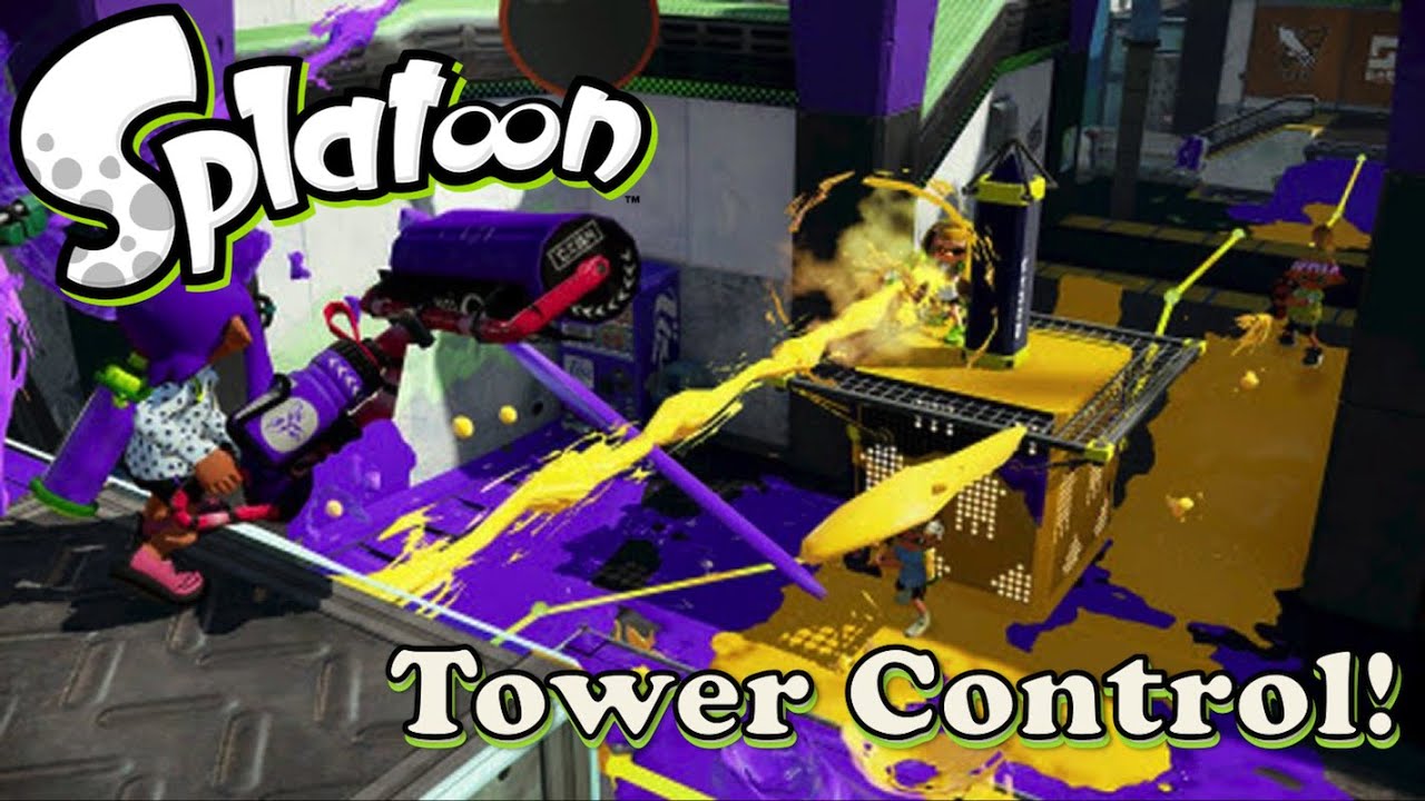 Splatoon Tower Control Mode!! New Ranked Battle - YouTube
