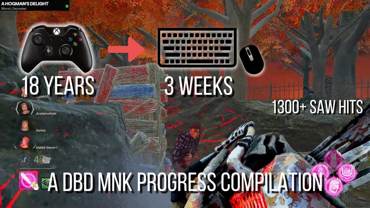 #1 Controller Billy player Switches to PC | 3 weeks of DBD MNK progress ...