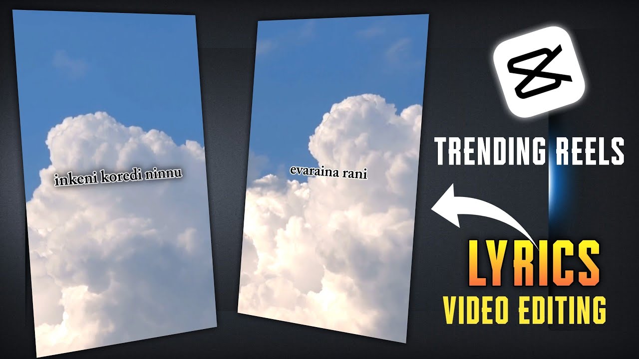 Instagram trending Lyrics Reels editing Capcut | lyrics video editing telugu - YouTube
