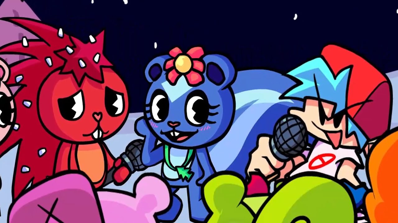 FNF vs Flaky Remastered Full Week (VERY HARD/FLIPPED DIFFICULTY)(Happy ...