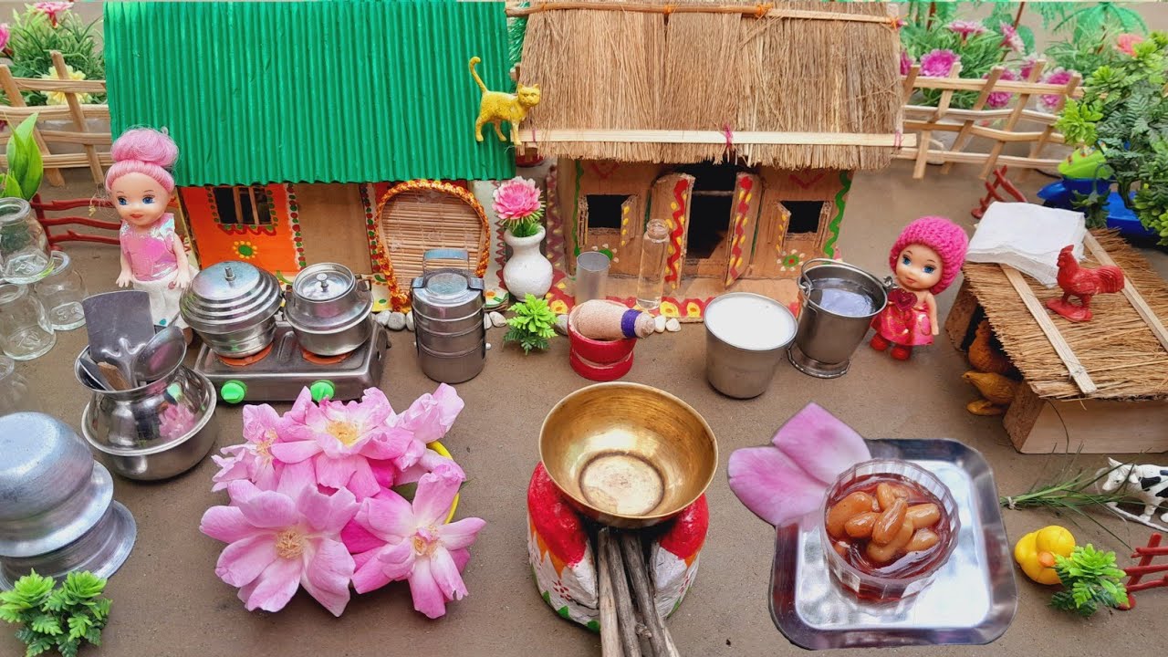 Rose Lancha Sweet | Gulab Lancha Recipe | Tiny Lencha | Langcha Sweet ...