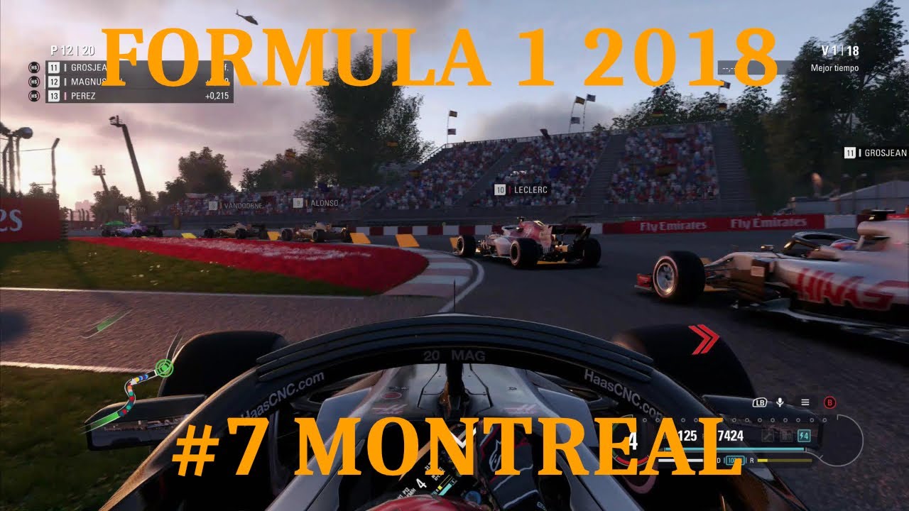 Formula 1 2018 Montreal Gameplay en español #7 - YouTube