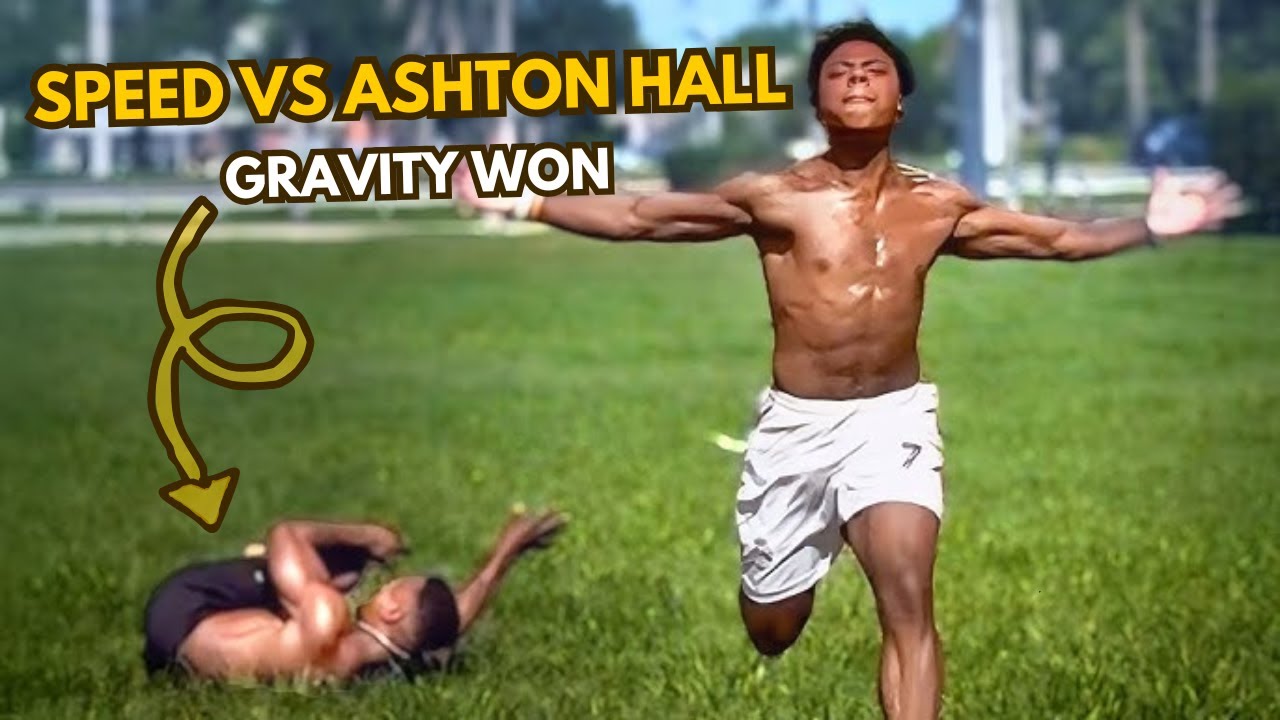 iShowSpeed Races Ashton Hall (FULL FALL MOMENT) - YouTube