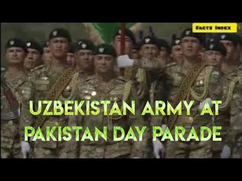 Uzbekistan Army Joins Pakistan Day Parade | Uzbek Troops March In ...