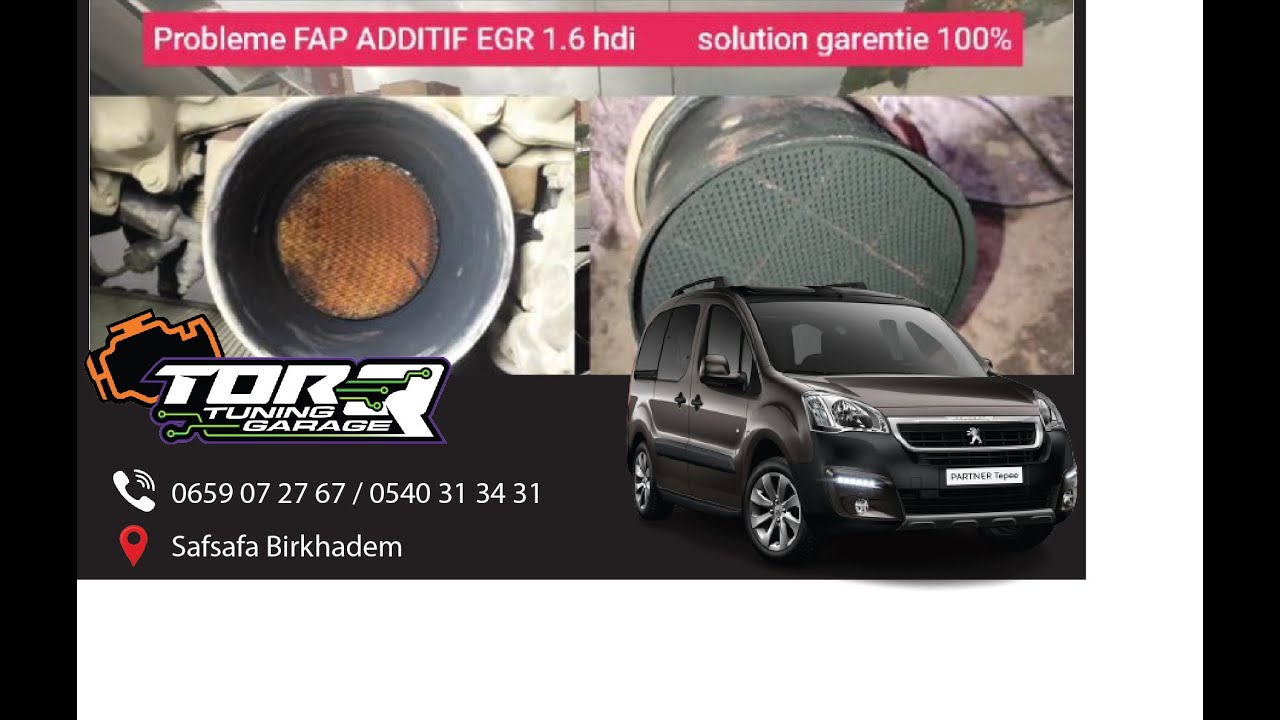Problème de Filtre à particules FAP & Additif sur Peugeot Partner Tepee ...
