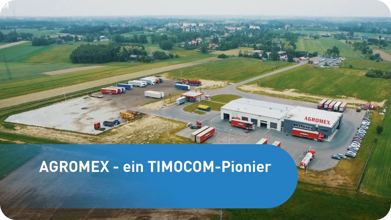 AGROMEX – pionier TIMOCOM: firma transportowa to dla nich fraszka - YouTube