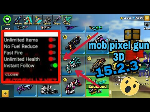 HACK PIXEL GUN 3D/ MOB MENU - YouTube