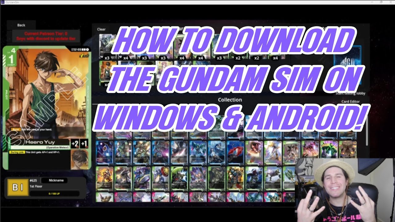 HOW TO DOWNLOAD GUNDAM SIM ON WINDOWS AND ANDROID! - YouTube