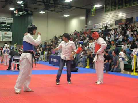 Taekwondo ko (Double-Roundhouse kick) - YouTube