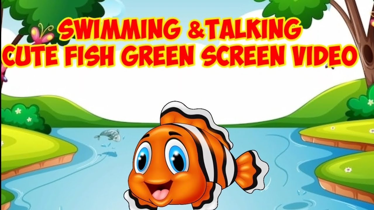 #nocopyrightvideo #Talking cute #animated fish#greenscreen # ...
