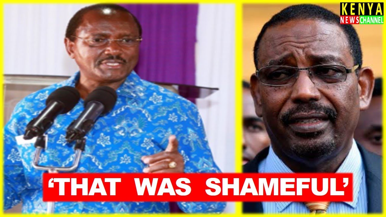 KUMANINA - Kalonzo reacts to his Deputy Party Leader Farah Maalim ...