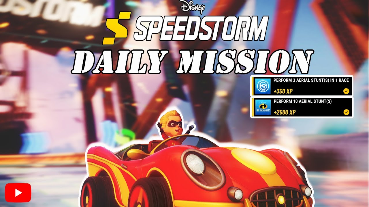 Clearing the Aerial Stunt Mission with Dash in Disney Speedstorm! 🚀💨 ...