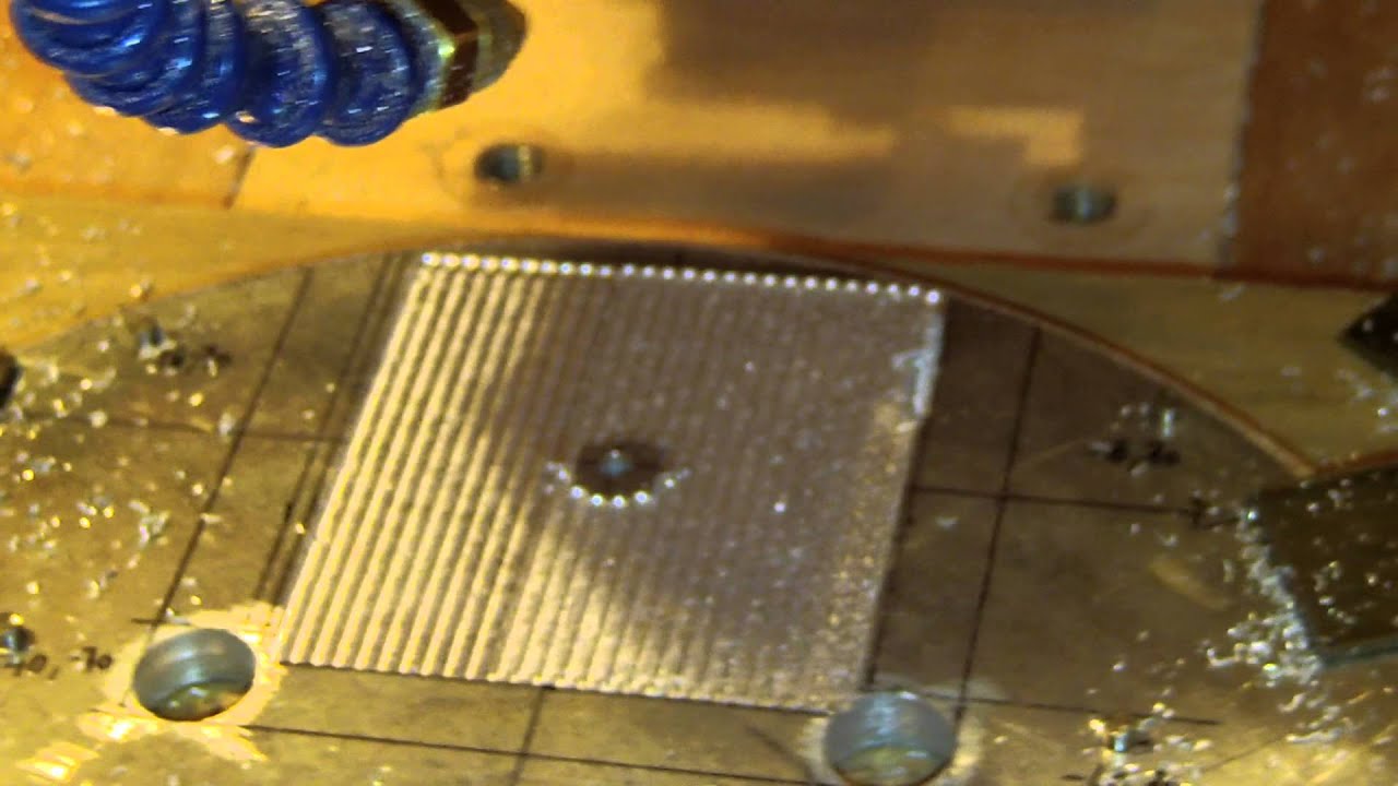 Homemade DIY CNC, Slow motion CNC broken tool - YouTube