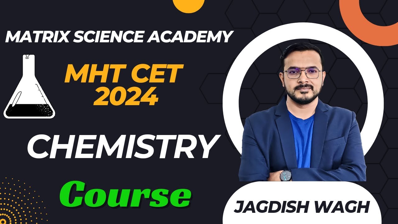 CHEMISTRY CRASH COURSE I MHT CET 2024 - YouTube